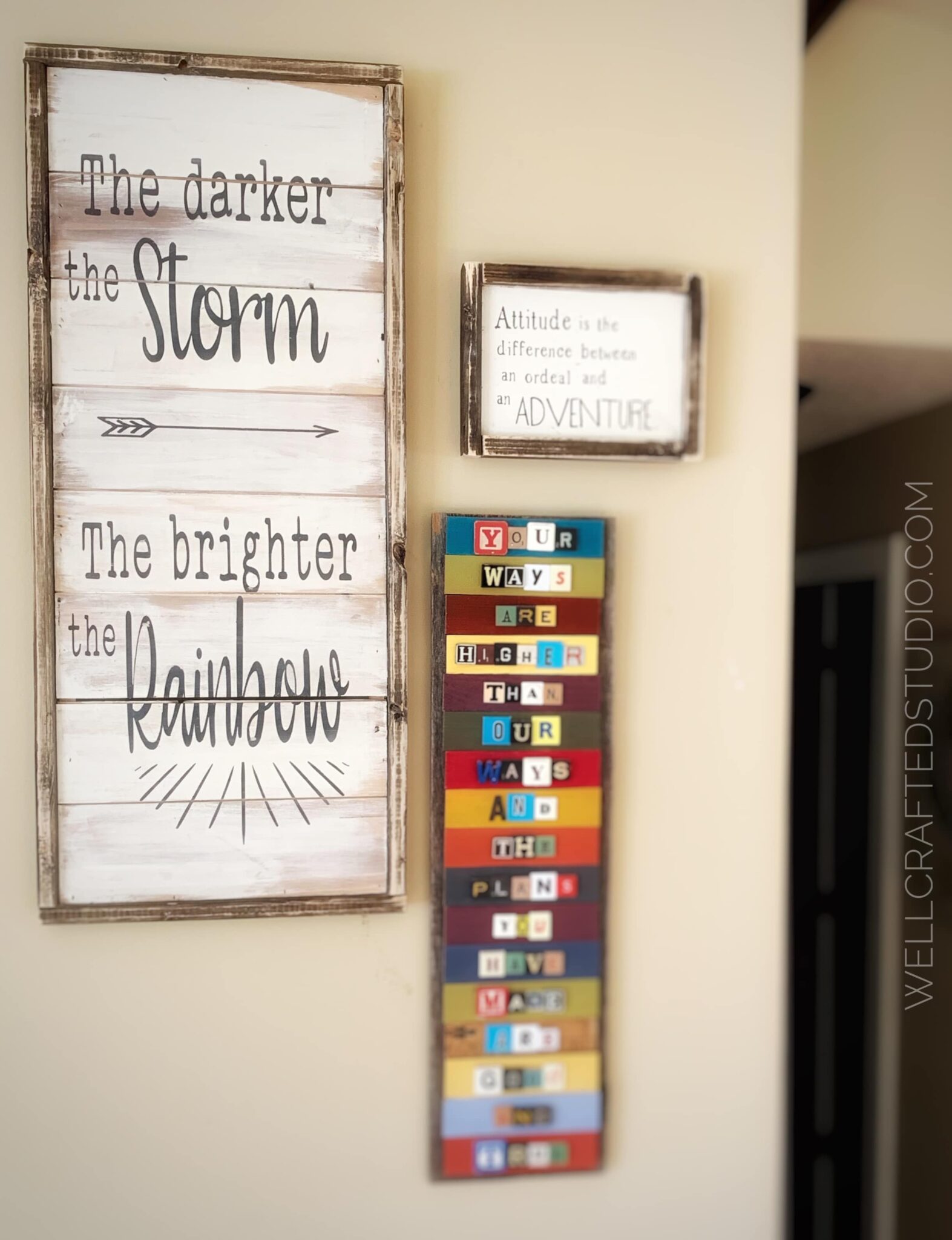 Rainbow Trend Wall Art To Make for Your Home - Well Crafted Studio