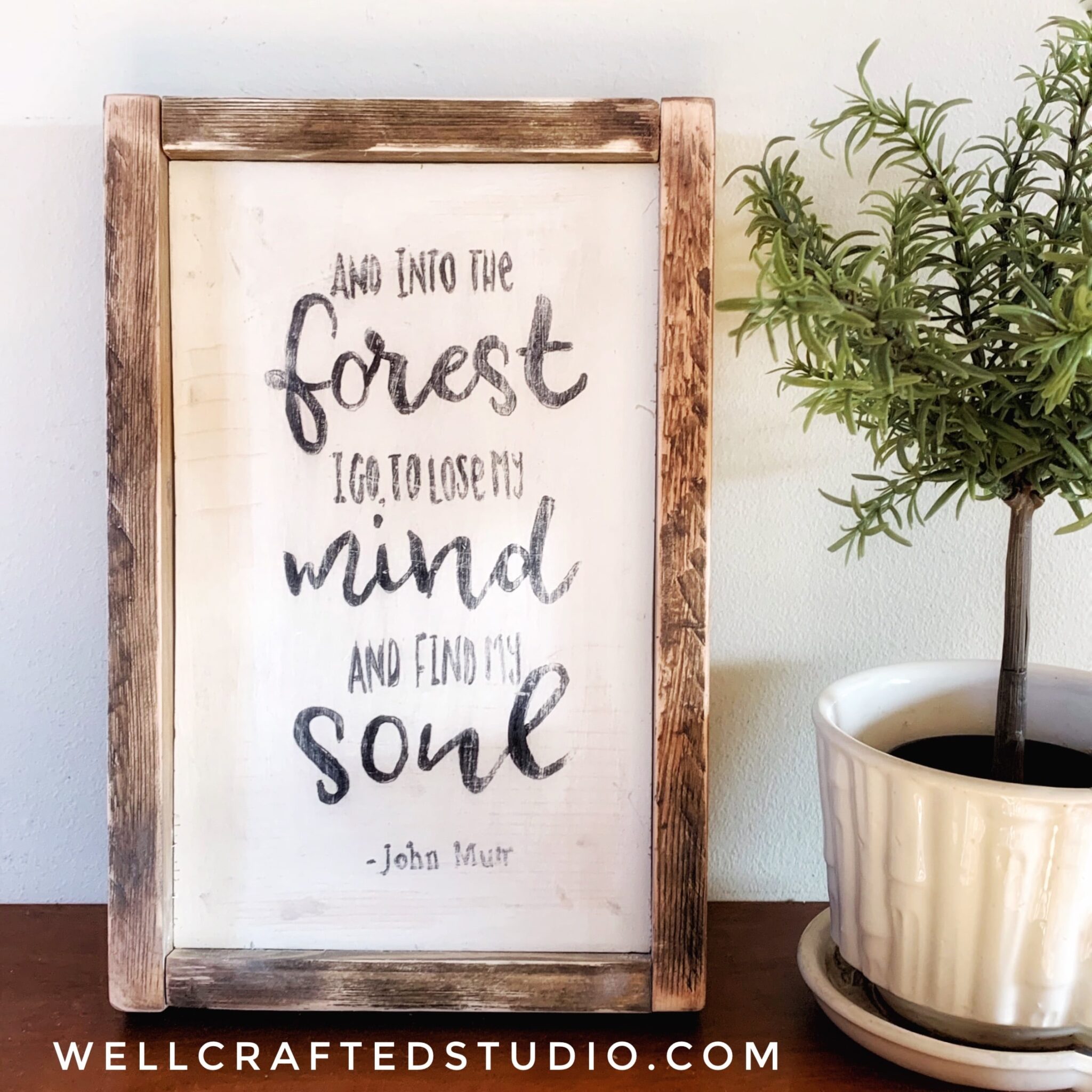 How to Make Sign Art (Without a Cricut) - Well Crafted Studio