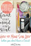 How to Make Sign Art (Without a Cricut) - Well Crafted Studio