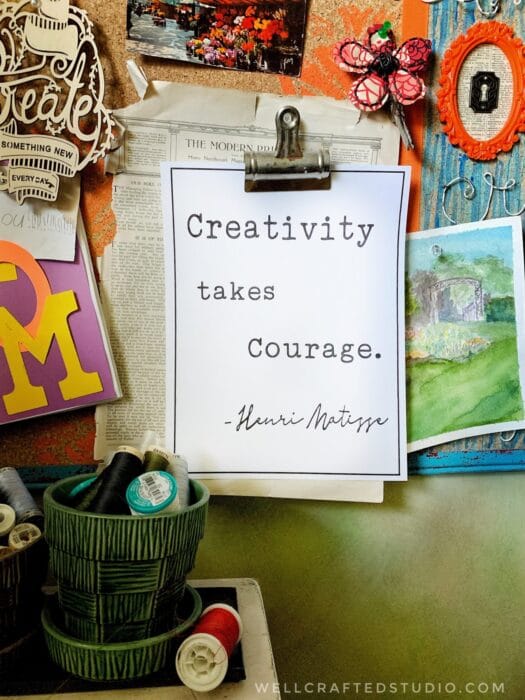 How to Survive Art Anxiety - Well Crafted Studio