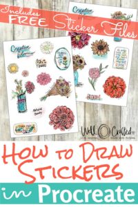 How to Draw Stickers on Procreate - Well Crafted Studio