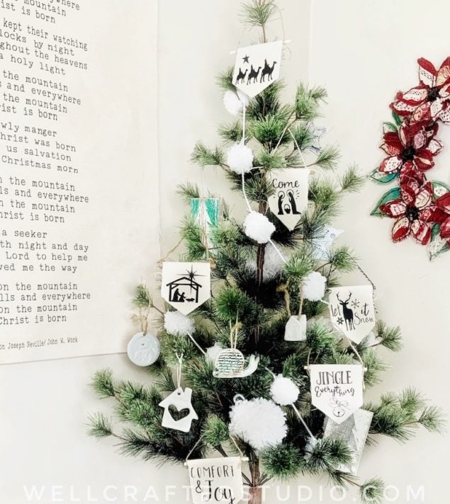 How to Make Mini Banner Ornaments - Well Crafted Studio