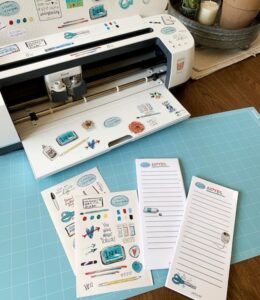 Make STICKERS with Cricut + free sticker sheets - Well Crafted Studio