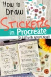 How to Draw Stickers on Procreate - Well Crafted Studio