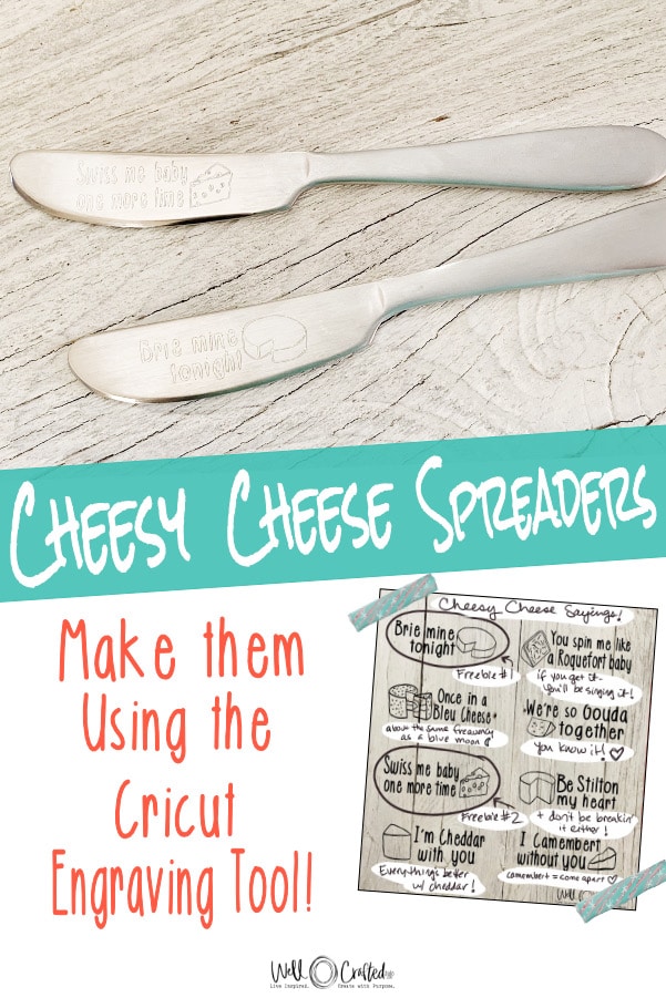 How to Engrave Spreaders with a Cricut - Well Crafted Studio