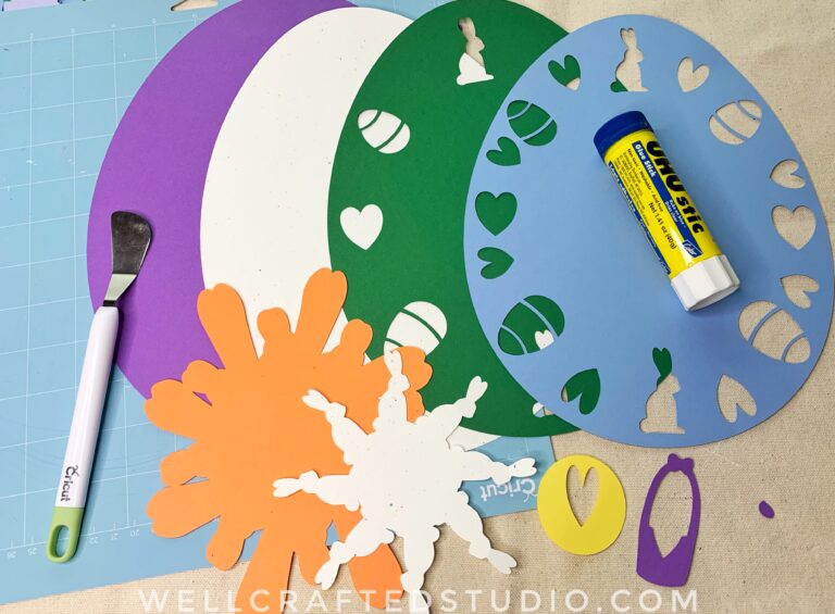 How to Make a Layered Mandala for Spring + a Layered Easter Egg Design ...