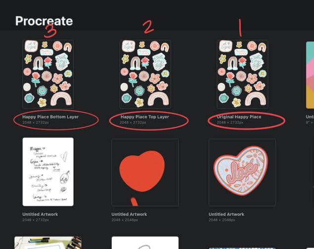 How to Make 3D Layered Stickers on Procreate with Cricut - Well Crafted ...