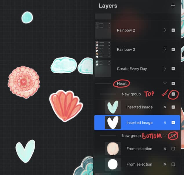 How to Make 3D Layered Stickers on Procreate with Cricut - Well Crafted ...