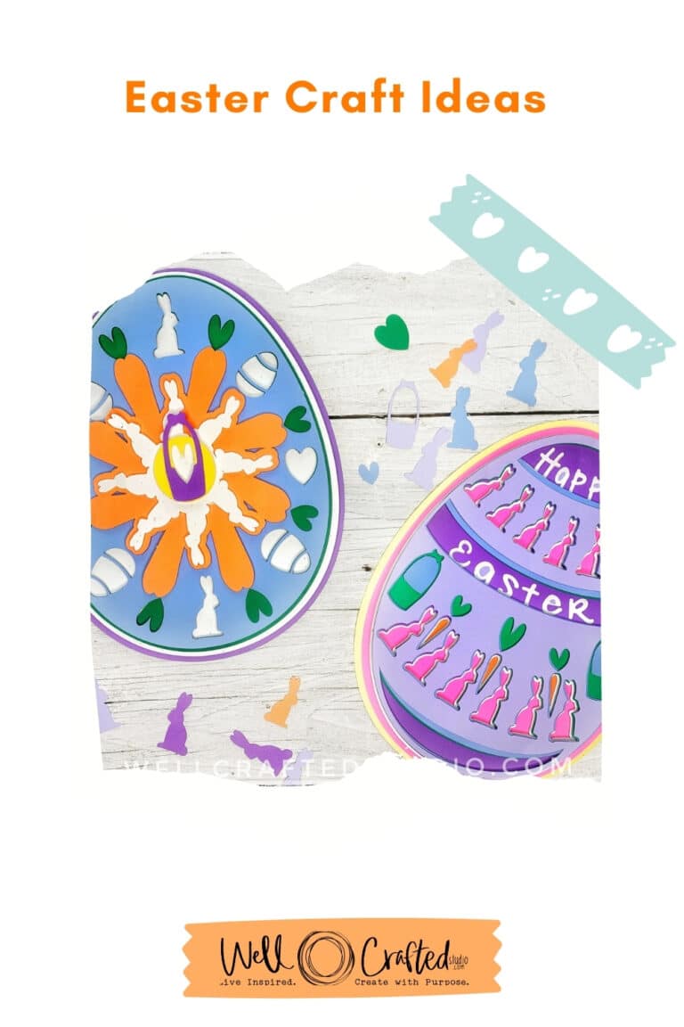 How to Make a Layered Mandala for Spring + a Layered Easter Egg Design ...