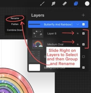 How to Make Easy Name Stickers on Procreate - Well Crafted Studio