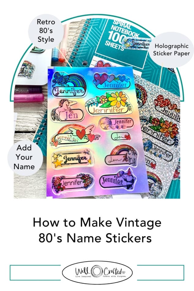 How to Make Easy Name Stickers on Procreate - Well Crafted Studio