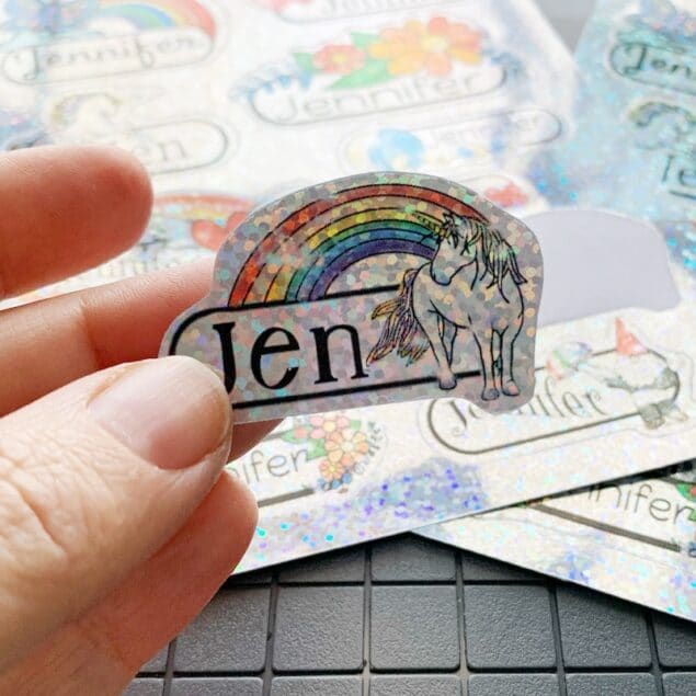 How to Make Easy Name Stickers on Procreate - Well Crafted Studio