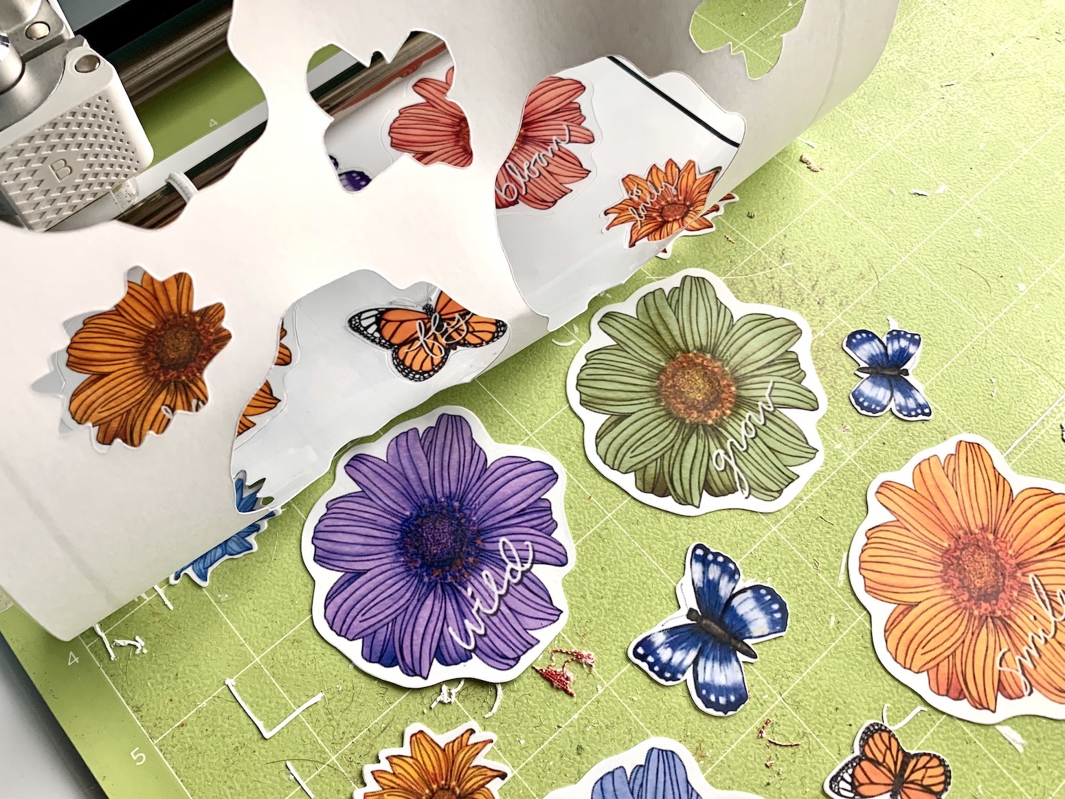How to Make Waterproof Stickers with Laminate - Well Crafted Studio