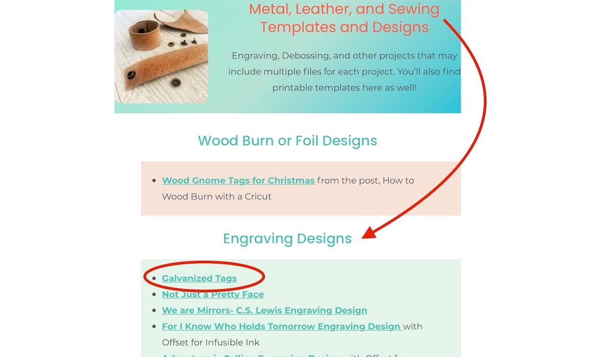 How to Engrave Galvanized Metal with Cricut - Well Crafted Studio