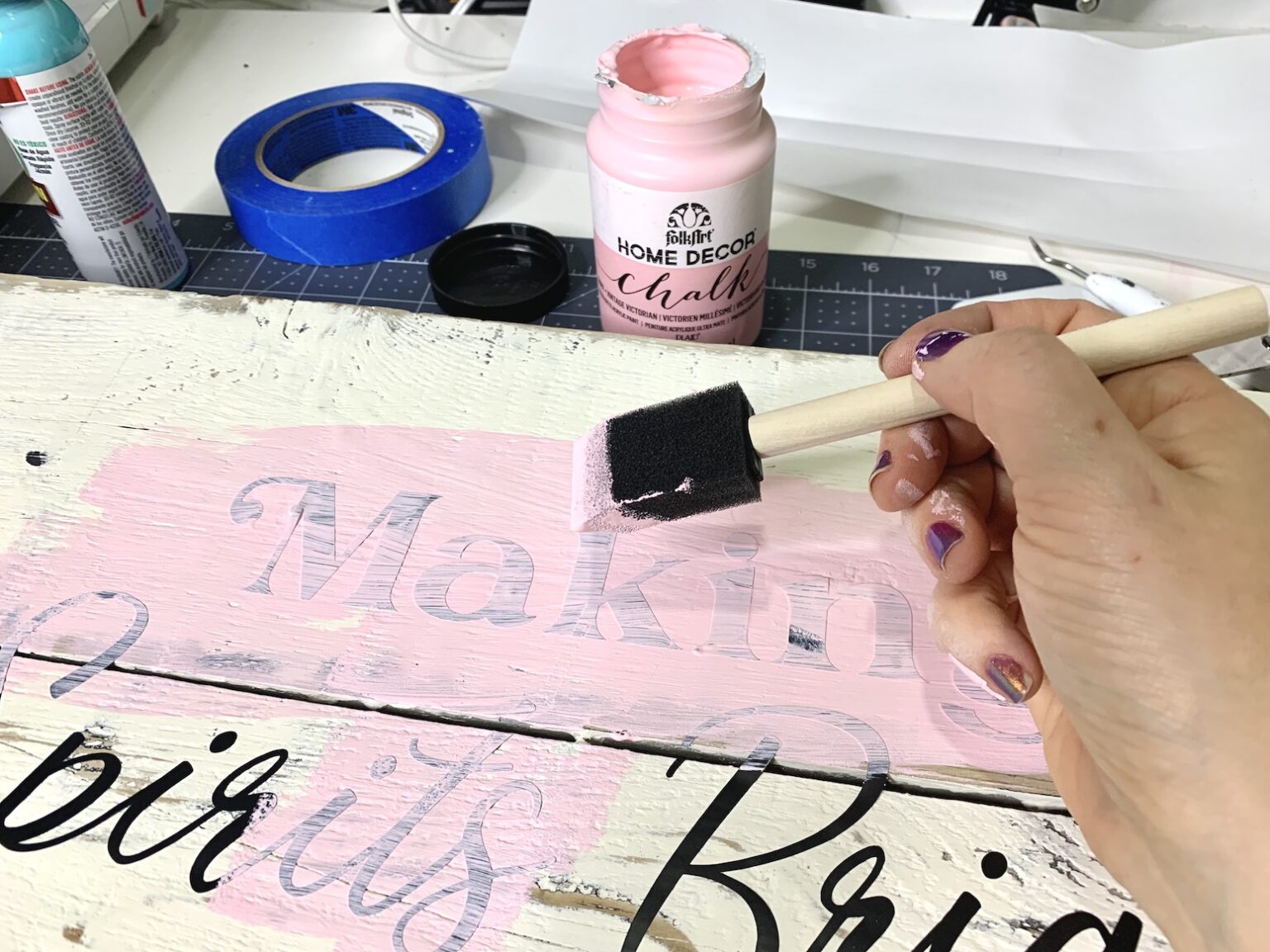 How to Make a Simple Wood Tray with Cricut - Well Crafted Studio