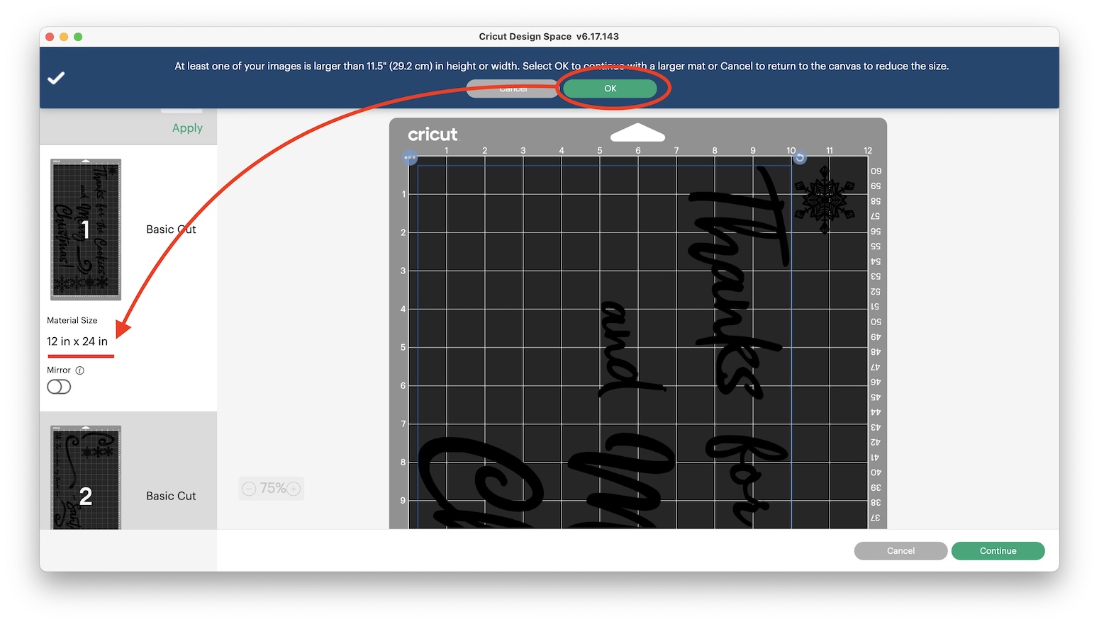 DIY Note from Santa with Window Cling - Well Crafted Studio