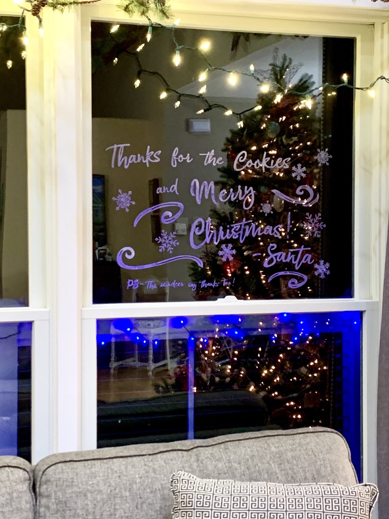 DIY Note from Santa with Window Cling - Well Crafted Studio