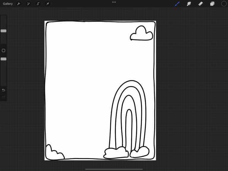 How to DIY a Paint-your-Own Canvas with Procreate + Cricut - Well ...