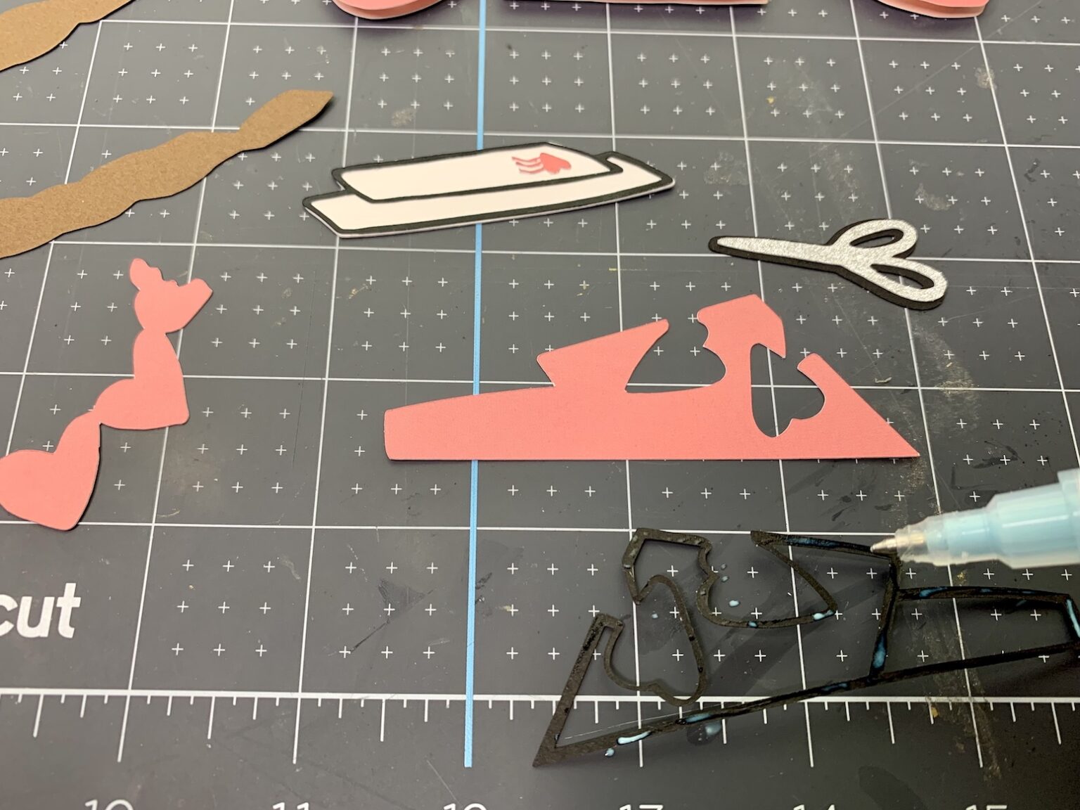 Make a Layered Paper Design of a Girl with Mug - Well Crafted Studio