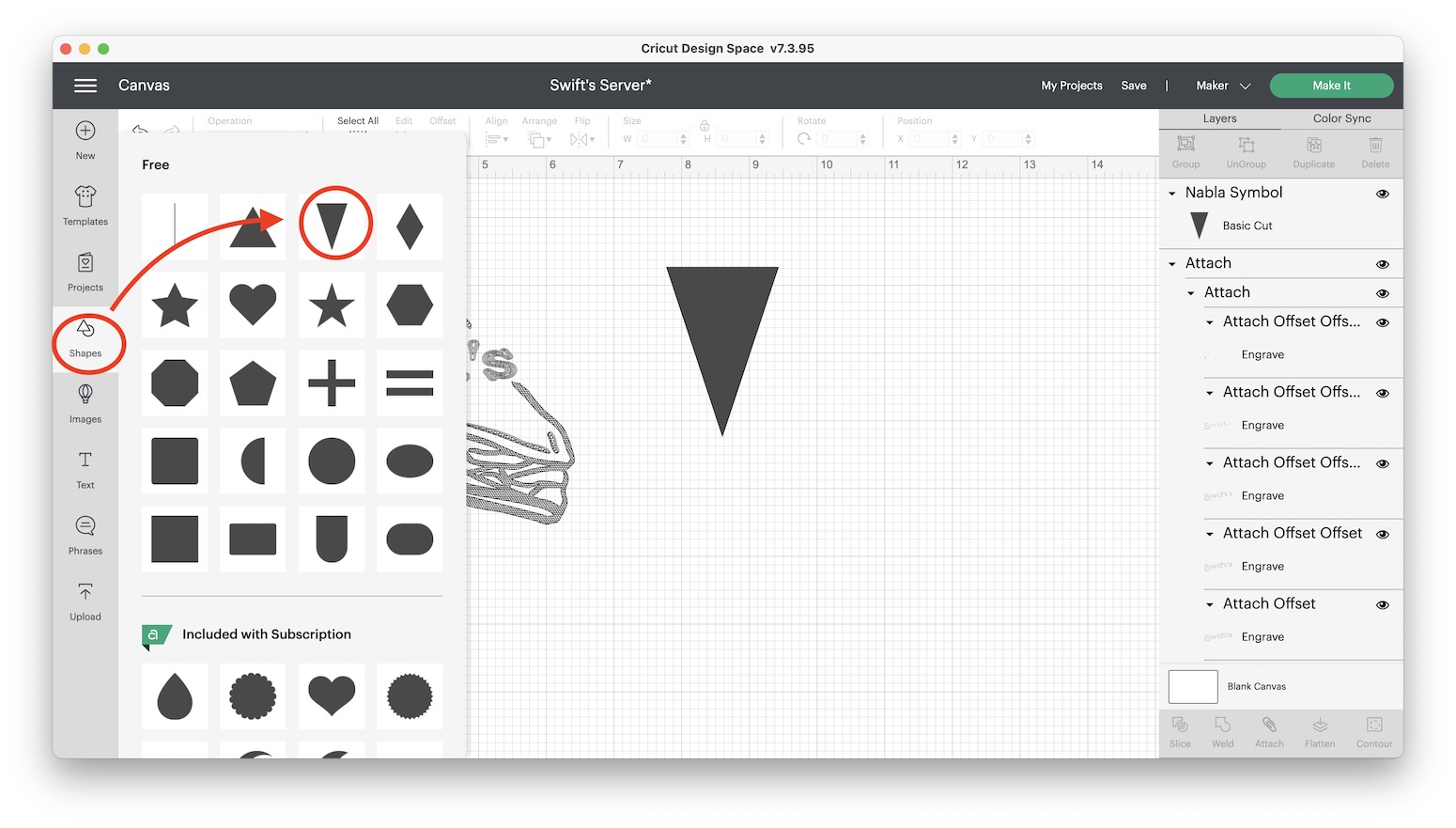 How to Use Offset to Add Line Fill in Cricut Design Space - Well ...