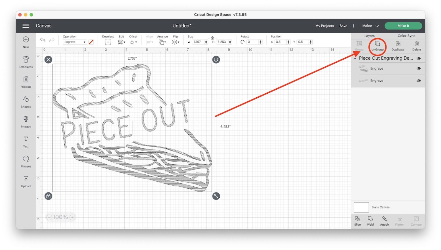 How to Use Offset to Add Line Fill in Cricut Design Space - Well ...