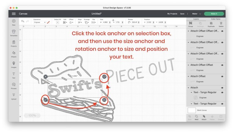 How to Use Offset to Add Line Fill in Cricut Design Space - Well ...