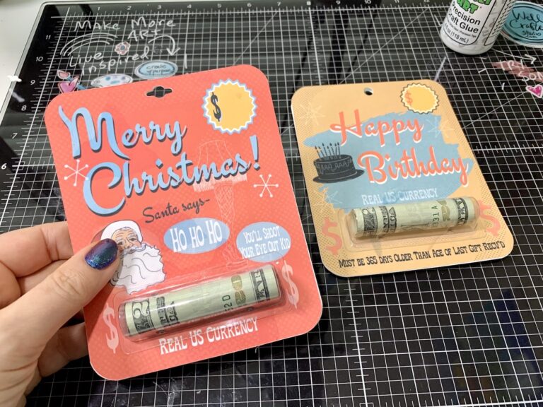 DIY Money Roll Gift Cards with Cricut - Well Crafted Studio