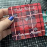 How to Engrave Infusible Ink Coasters - Well Crafted Studio