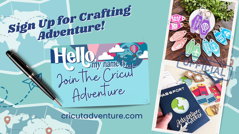Cricut Adventure Welcome Page - Well Crafted Studio